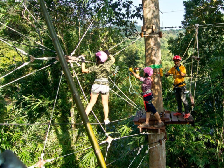 แนะนำกิจกรรม Tree Top Adventure Park กาญจนบุรี ที่สาย Extreme ห้ามพลาด ...